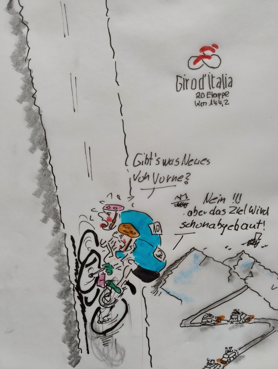cartulli’s Giro d‘Italia-Cartoon: Heute die 20. Etappe, die letzte ...
