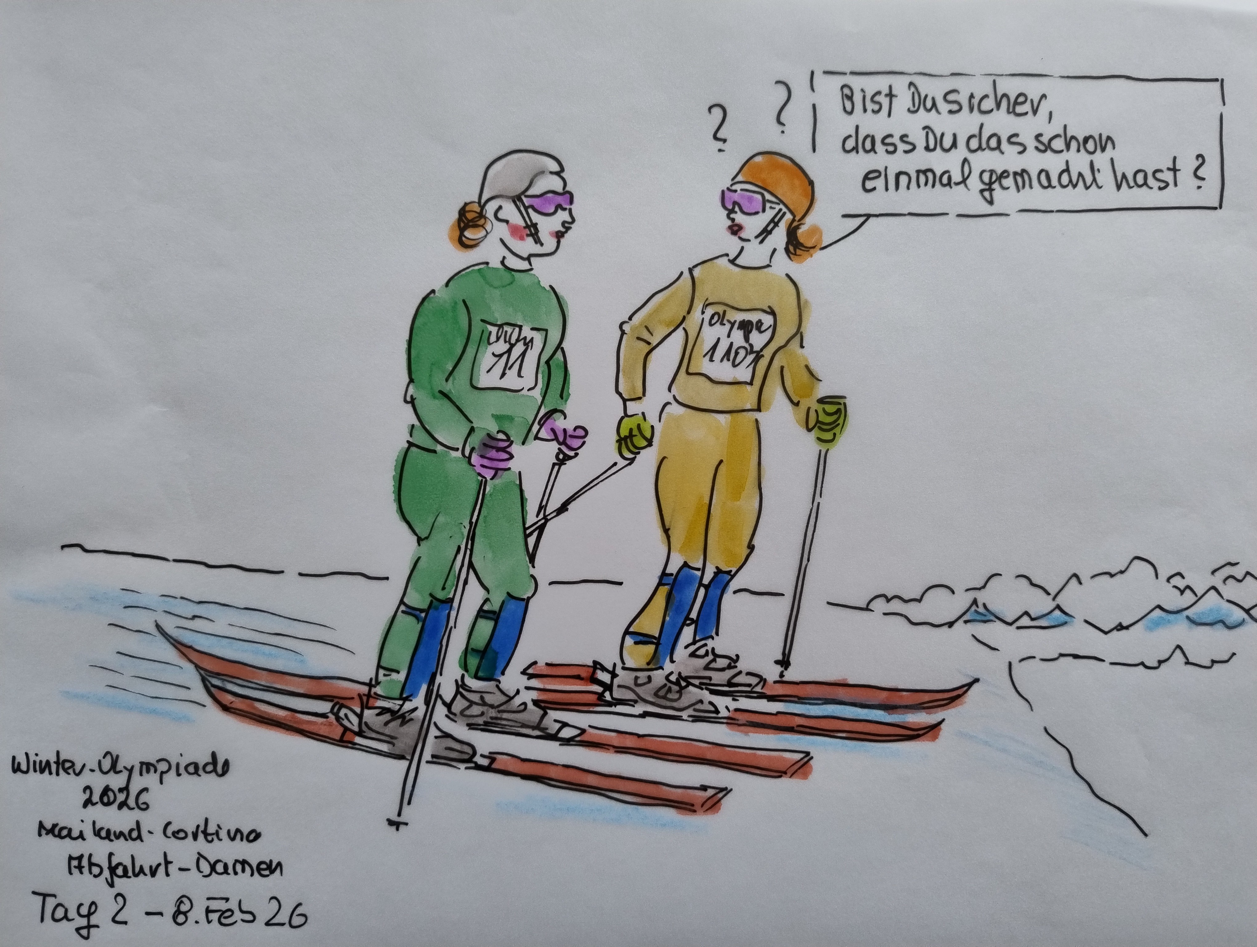Winterolympiade 2026 Mailand Cortina: Sonntag, 8. Februar 2026 – Tag 2 ...
